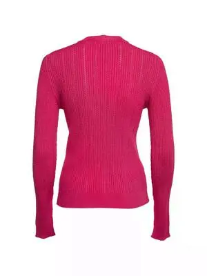 Balmain Button-embellished Pointelle Cardigan
