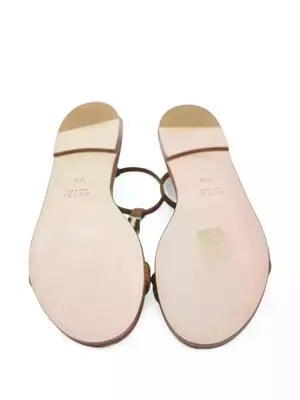 Gucci Bamboo-detailed T-strap Sandals