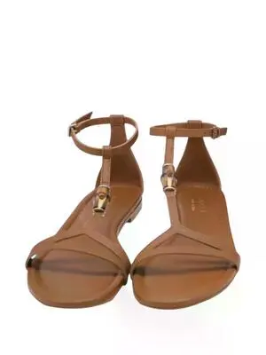 Gucci Bamboo-detailed T-strap Sandals