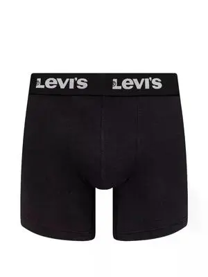 LEVI'S Logo-waistband Boxer Briefs - Black
