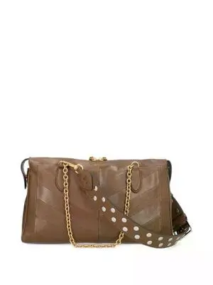 Valentino Garavani Panthea Shoulder Bag In Nappa Leather With Chevron Pattern