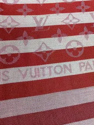 LOUIS VUITTON Striped Monogram Scarf