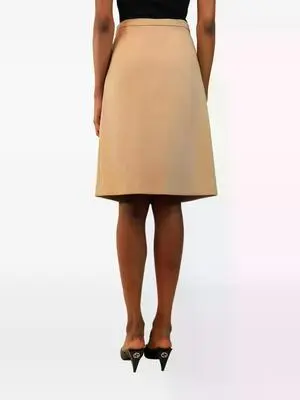 Miu Miu Inverted Box-pleat Mini Skirt