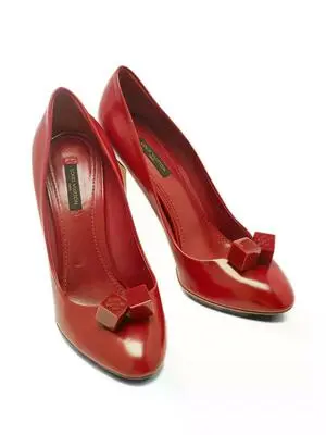 LOUIS VUITTON Dice Leather Pumps