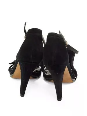 Gucci Fringe Bow Sandals