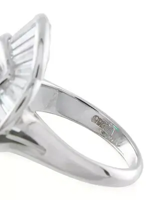 LB EXCLUSIVE Emerald And Diamond Ballerina Ring