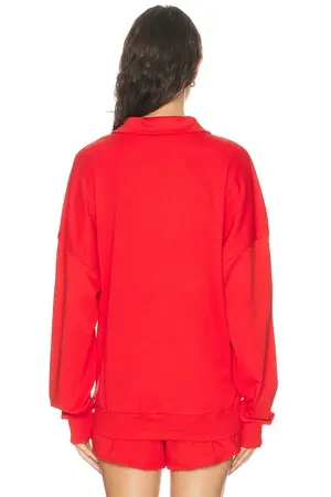 NORBA Julia Polo Sweatshirt - Red