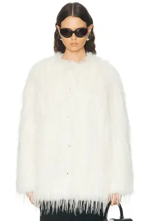 Loulou De Saison Rowe Collarless Short Coat