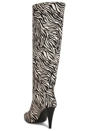 Isabel Marant Étoile Jany High Boot In Black & White