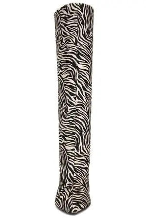 Isabel Marant Étoile Jany High Boot In Black & White