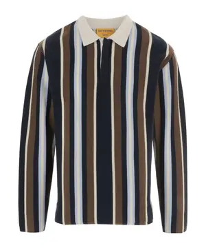 Guest In Residence Striped Cashmere Polo Shirt - Multicolor