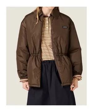 Miu Miu Padded Technical Fabric Blouson Jacket