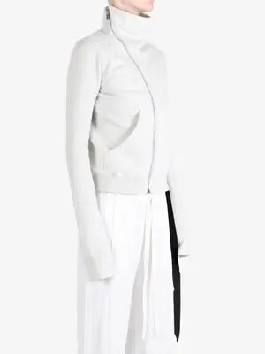 Rick Owens Mountain Drape Detailed Sweatshirt