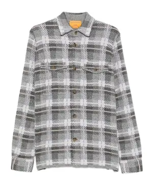 Guest In Residence Plaid Work Shirt Jacket - Multicolor