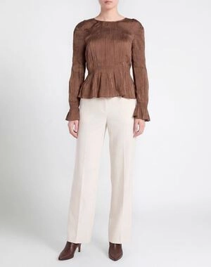 BY MALENE BIRGER Top Taupe Size Viscose