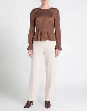 BY MALENE BIRGER Top Taupe Size Viscose