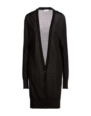 DANIELE FIESOLI Woman Cardigan Grey Size S Viscose, Polyamide Black