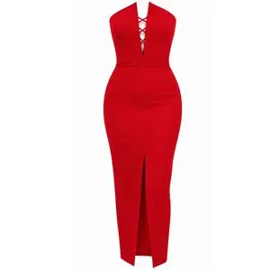 MA MULIER Betty Strapless Maxi Dress