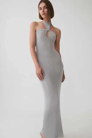 Meshki Lane Lurex Knit Maxi Dress