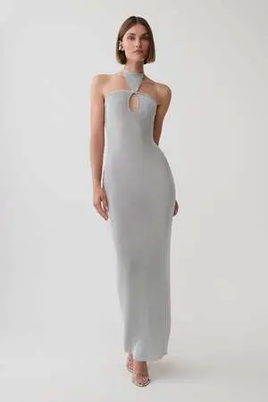 Meshki Lane Lurex Knit Maxi Dress