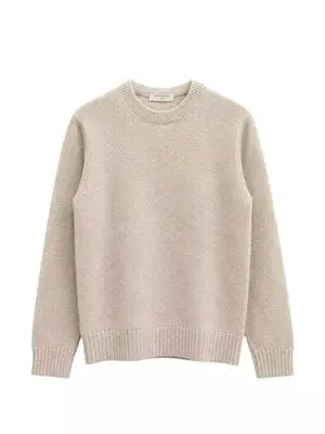 DANIELE FIESOLI Mouliné-knit Crew-neck Sweater - Neutrals