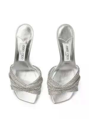 JIMMY CHOO Skye Crystal-embellished Sandals