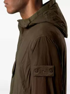 Stone Island Q100024 Nylon Smerigliato_s.i. Ghost Coat