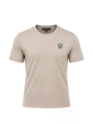 EA7 Logo-patch T-shirt - Neutrals
