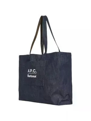 Barbour X A.p.c Logo-print Reversible Shoulder Bag