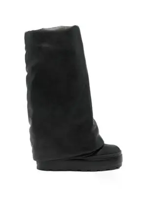 Casadei Foldover-detail Platform Boots