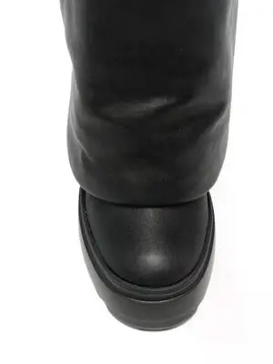 Casadei Foldover-detail Platform Boots