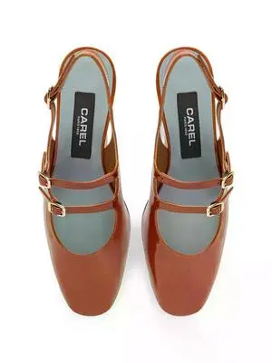 CAREL Peche Double-strap Slingback Pumps