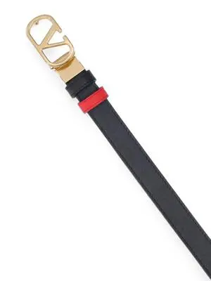 Valentino Garavani Vlogo Leather Belt