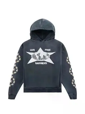 BARRIERS Cowrie Shell Hoodie - Grey