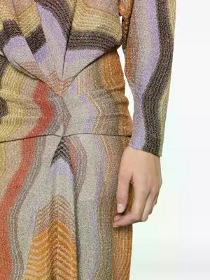 Missoni Long Dress With Deep V-neckline