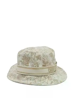 Dior D-bobby Millefiori Bucket Hat - Neutrals