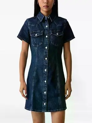 LEVI'S Trace Western Short-sleeve Mini Dress