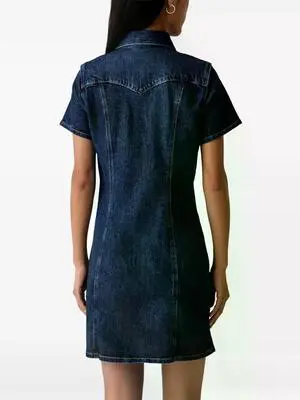 LEVI'S Trace Western Short-sleeve Mini Dress
