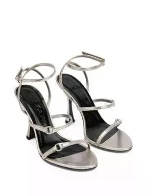 By Far Gala Metallic Sandals