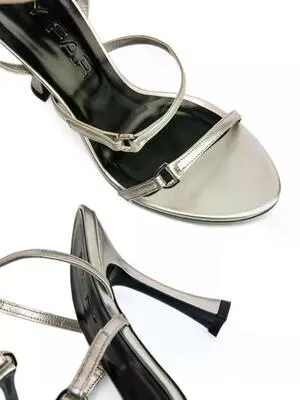 By Far Gala Metallic Sandals