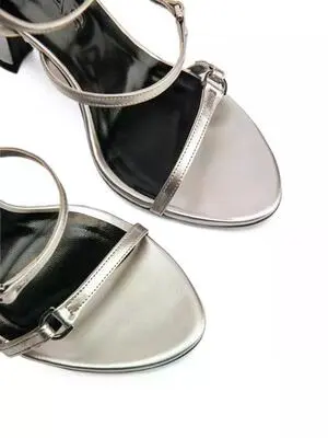 By Far Gala Metallic Sandals