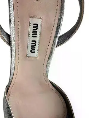 Miu Miu 2010s Jewel-embellished Slingback Pumps