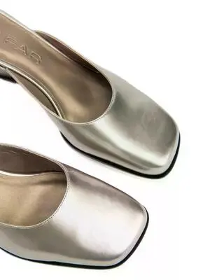 By Far Caroo Sculpted-wedge Mules