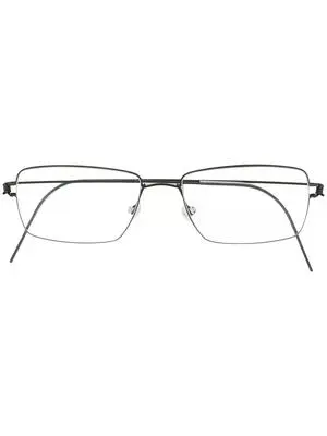 LINDBERG Square Frame Glasses - Silver