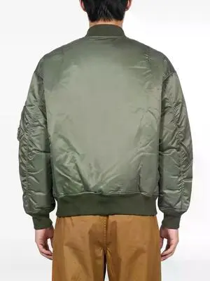 Comme Des Garçons Leather-patch Bomber Jacket