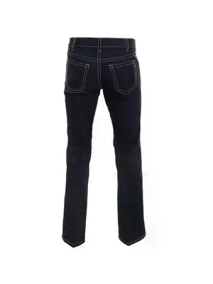 Sandro Contrast-stitch Straight-leg Trousers