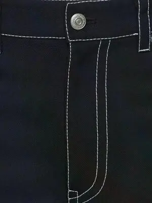 Sandro Contrast-stitch Straight-leg Trousers