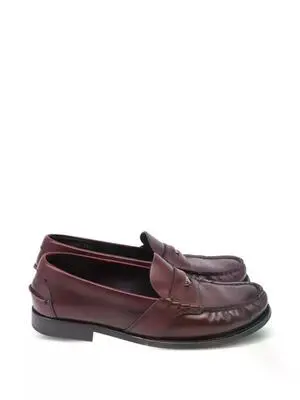 Prada 2010s Penny Loafers - Red