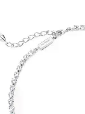 JIMMY CHOO Saeda Crystal-embellished Necklace