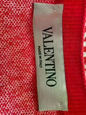 Valentino Garavani 2020s Jacquard-knit Short-sleeve Top